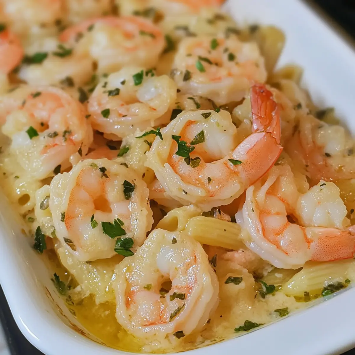 Irresistible Shrimp Scampi Pasta Bake: Comfort Food Delight
