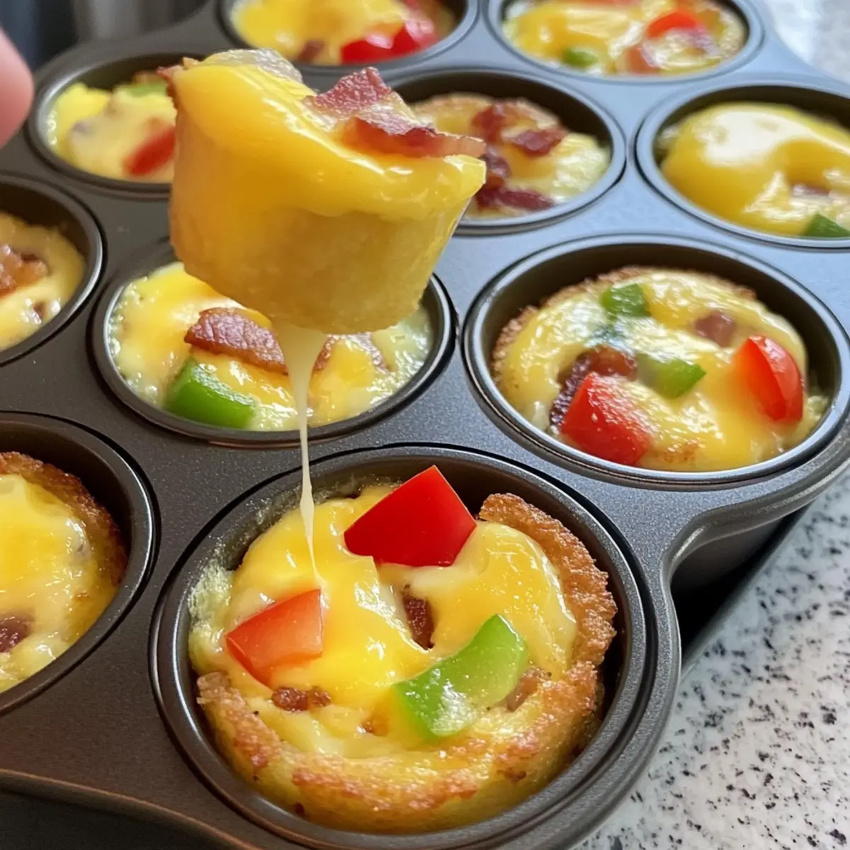 Mini Breakfast Omelets: Irresistible Tater Tot Crust Delights