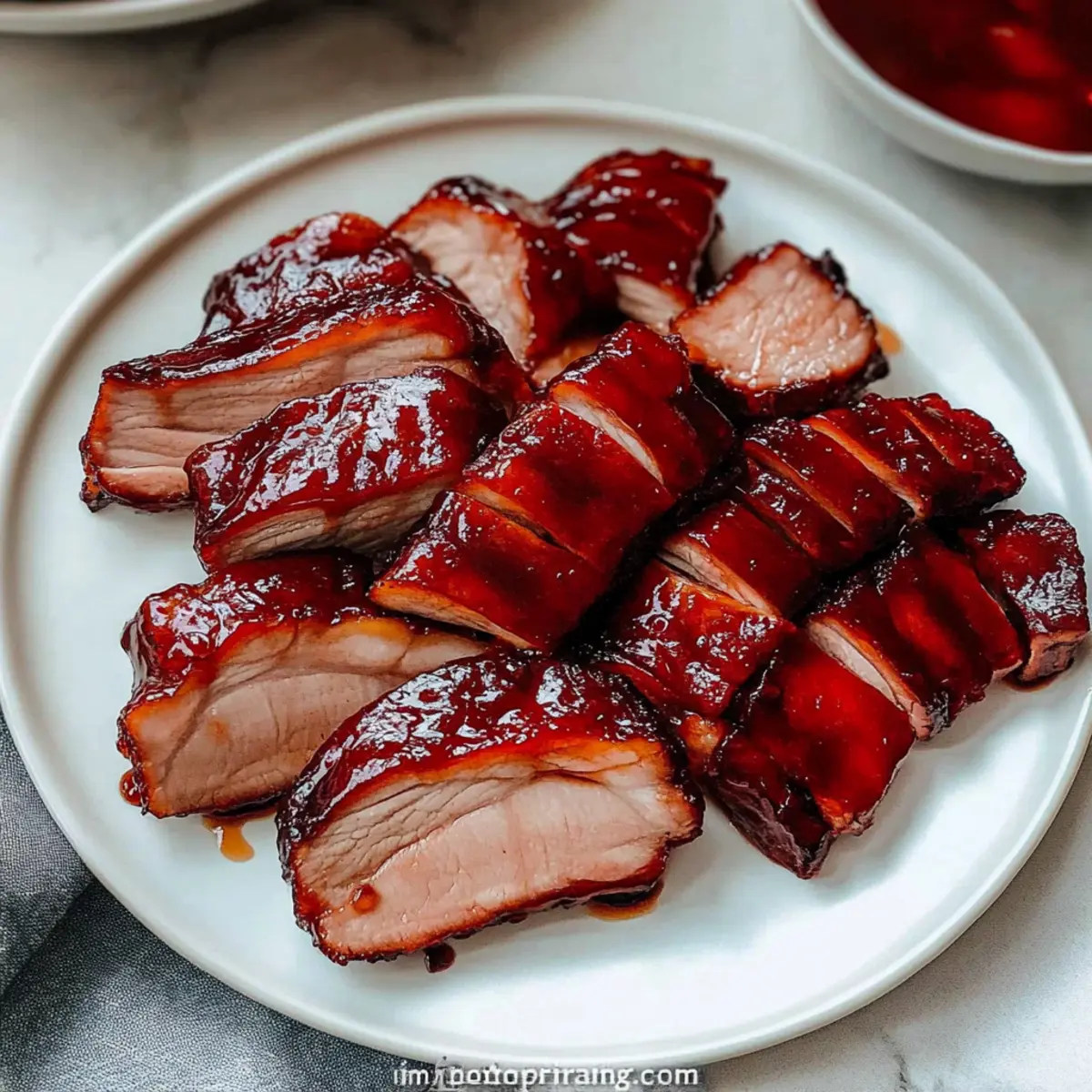 Irresistible Air Fryer Char Siu Pork with Glossy Glaze